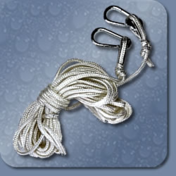 SICHERUNGSLEINE KOMPLETT MIT SICHERUNGSHACKEN 10 METER LANG - G.Drexl